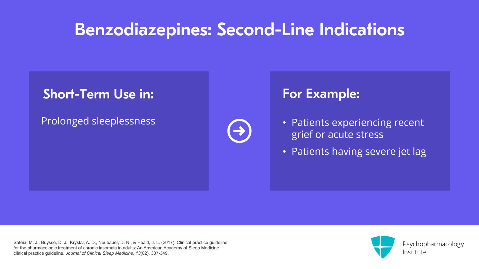 Appropriate Benzodiazepine Use: Indications and Optimal Selection ...